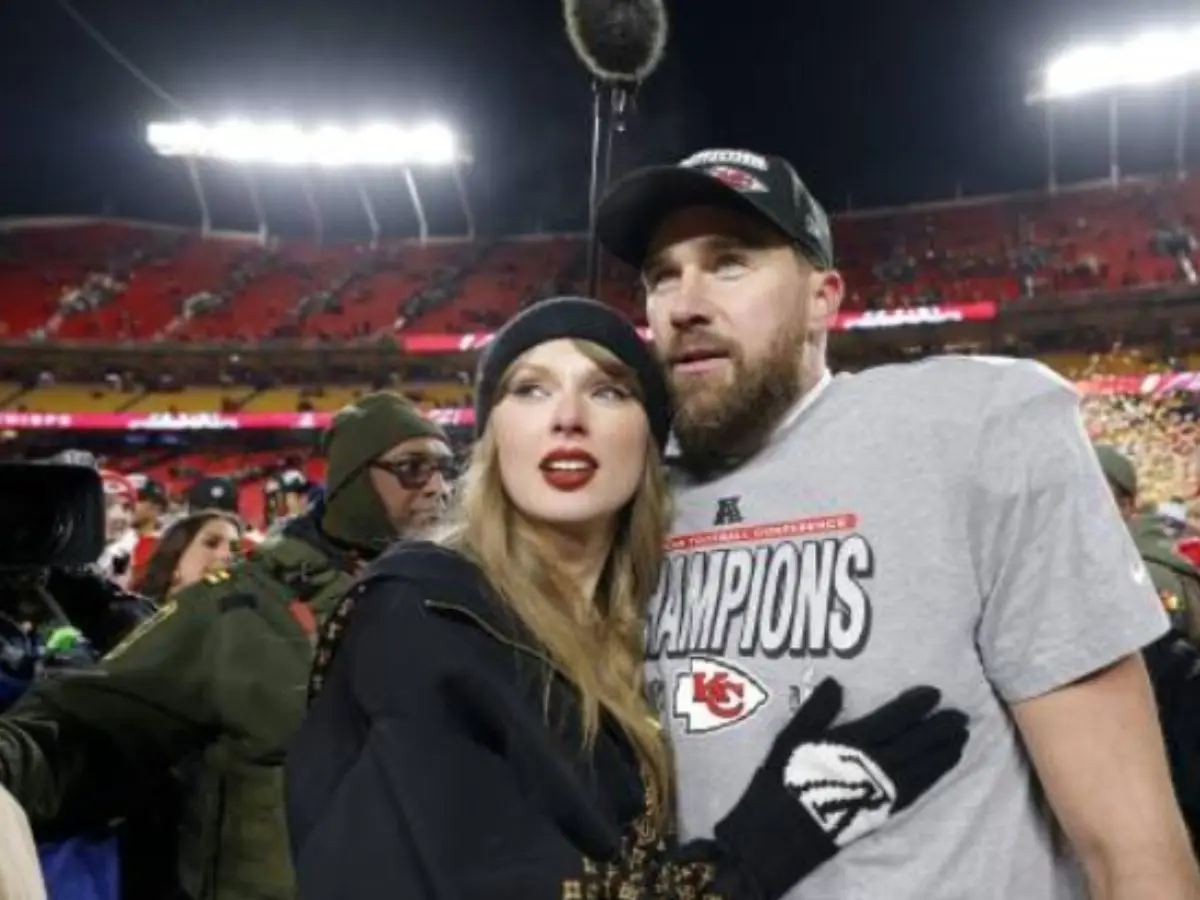 Taylor Swift and fiance Travis Kelce surprise stadium staff with THIS ...