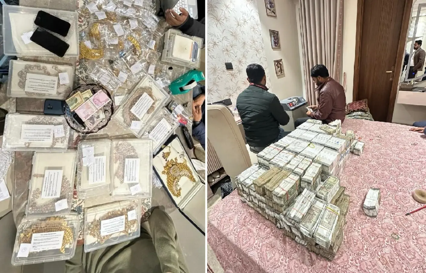 ED seizes Rs 5 crore cash, Rs 8.8 crore jewellery, properties worth Rs ...