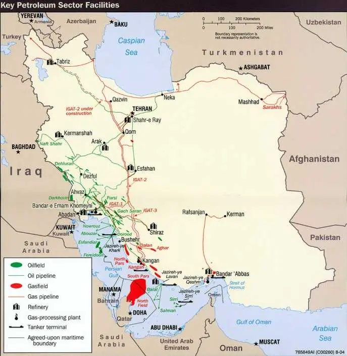 'World’s largest natural gas field': What is South Pars gas field ...
