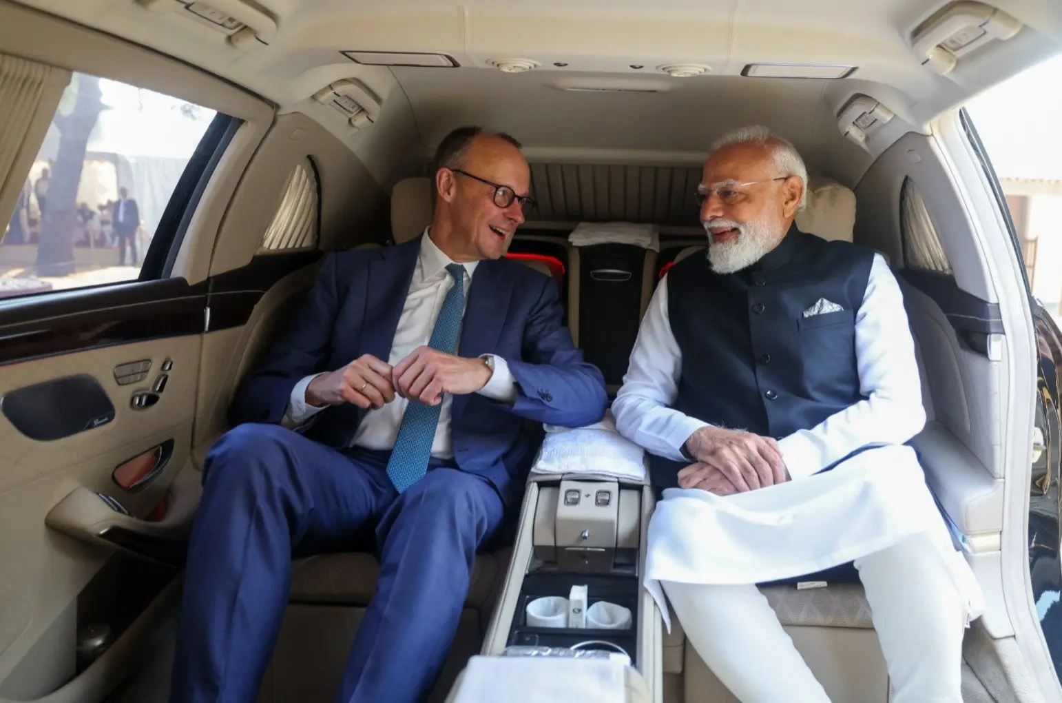 PM Modi, German Chancellor Merz share car ride; vow to deepen ties in ...