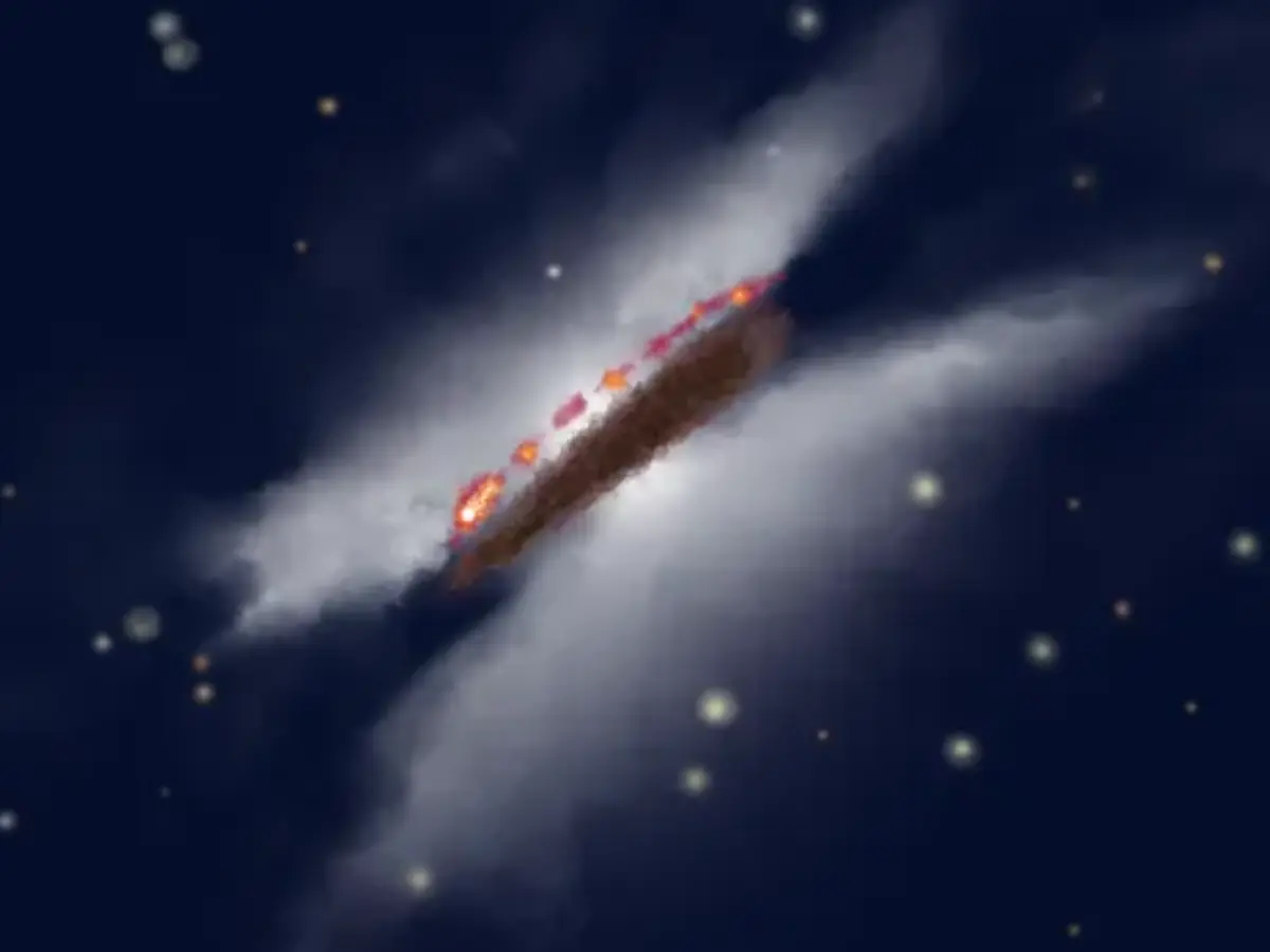 Monster 'cosmic hamburger' shows signs of major activity that points to ...