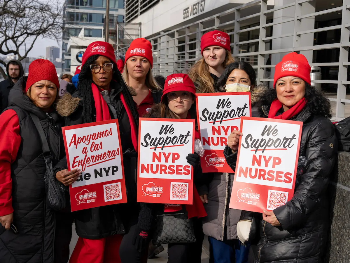 In New York, nearly 15,000 nurses go on strike over contract dispute ...