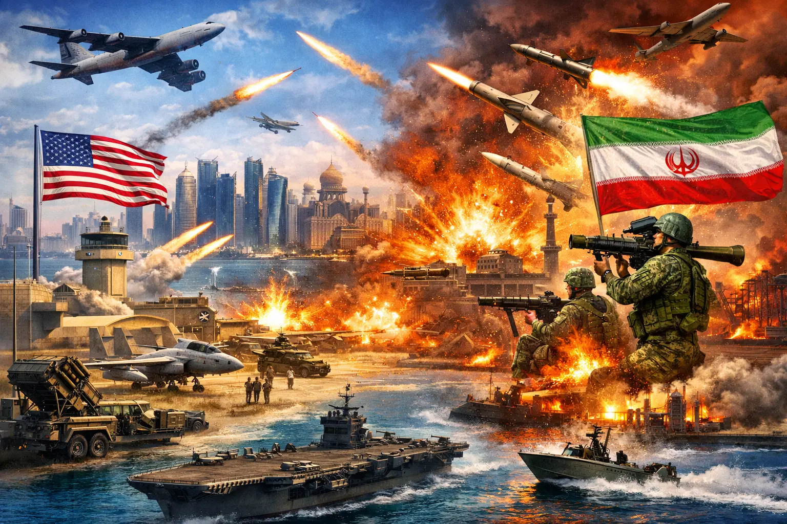 'U.S. vs. Iran': Why US bases in Qatar, Iraq, and Bahrain could be Iran ...