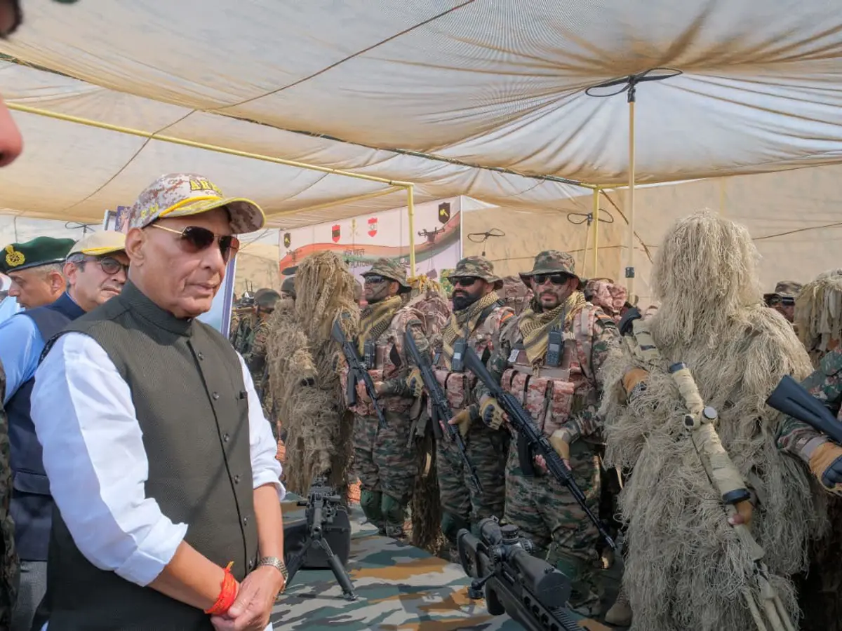 'Atmanirbhar and future-ready': Rajnath Singh lauds soldiers on Indian ...