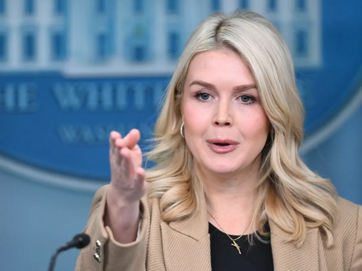 'You’re a left-wing activist’: Karoline Leavitt’s heated clash with ...