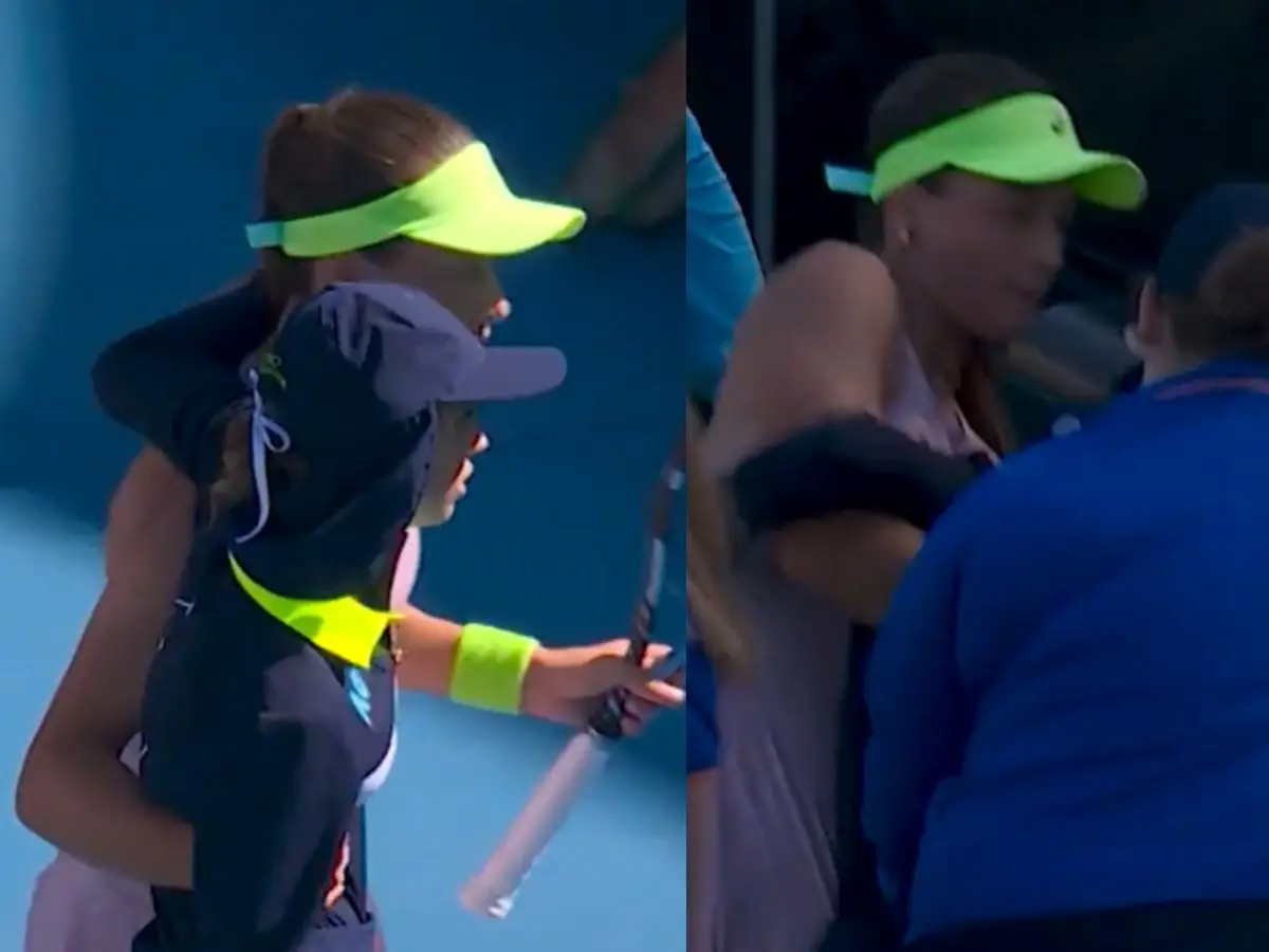 Ball girl collapses at Australian Open 2026; Zeynep Sonmez rushes to ...