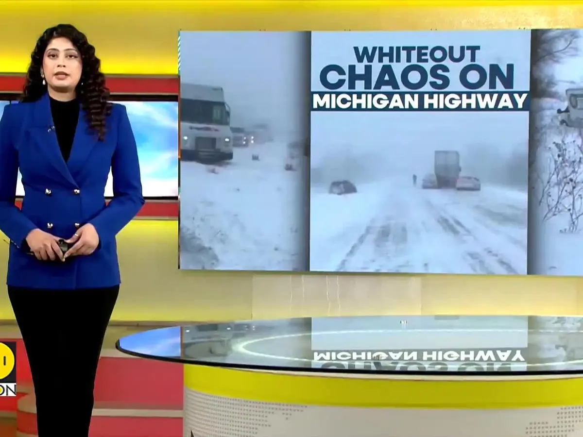 Whiteout Chaos On Michigan Highway As Snow Triggers 100+ Vehicle Pile ...