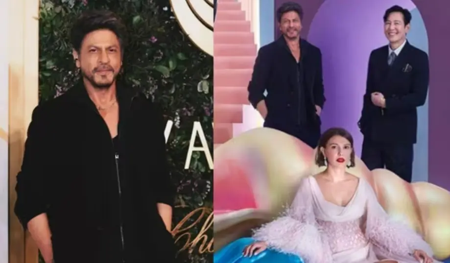 Shah Rukh Khan shares a frame with Millie Bobby Brown and Lee Jun-jae ...