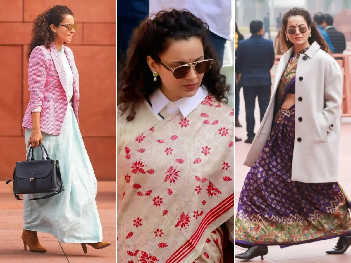Kangana Ranaut’s iconic and power-packed Parliament winter session looks
