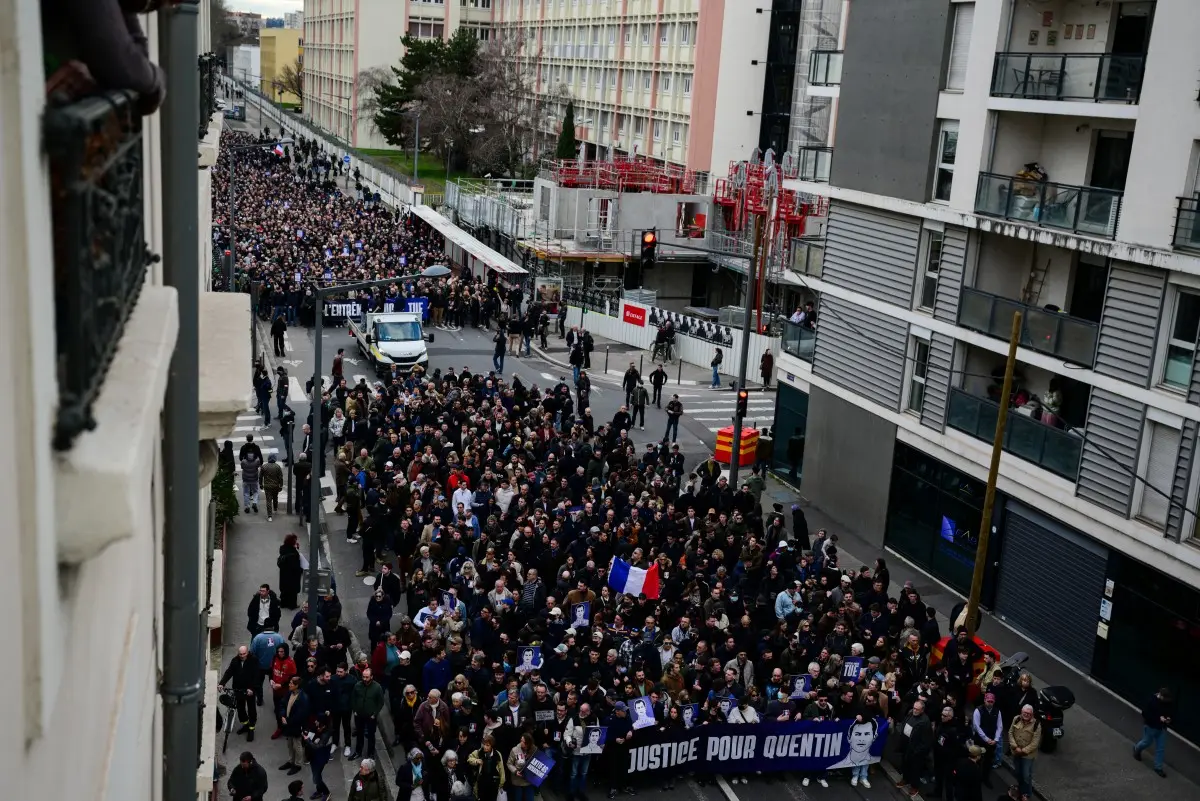 In Pics | France on edge as thousands protest far-right activist’s ...