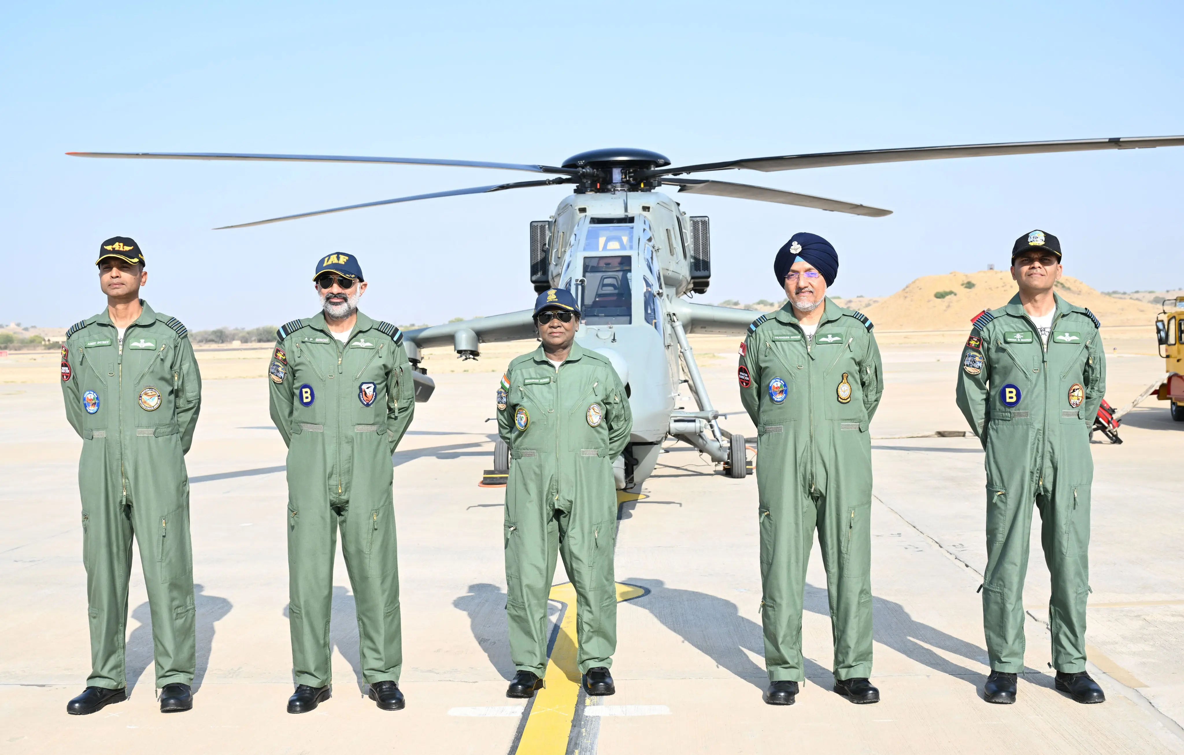 President Murmu takes sortie in LCH 'Prachand' as IAF showcases might ...