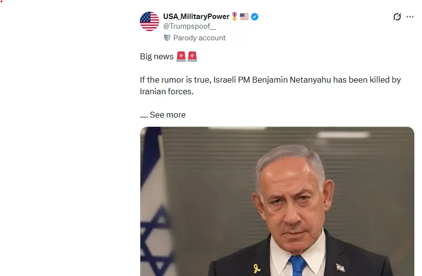 FACT CHECK: Benjamin Netanyahu assassinated in Iranian strike? Truth ...