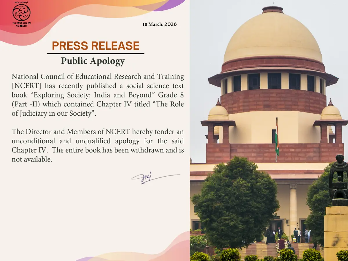 NCERT withdraws controversial class 8 book, issues 'unconditional ...