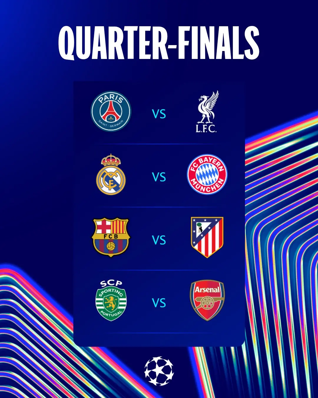 Champions League | Who's in and who's out? - Check all teams in quarter ...