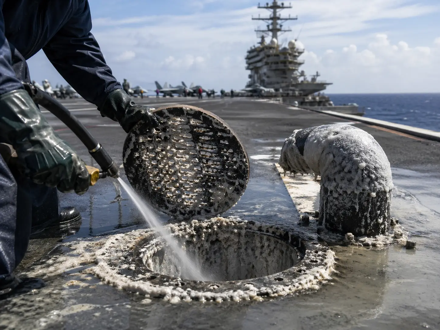 'Slop Chute': How the USS Abraham Lincoln legally dumps its trash at sea