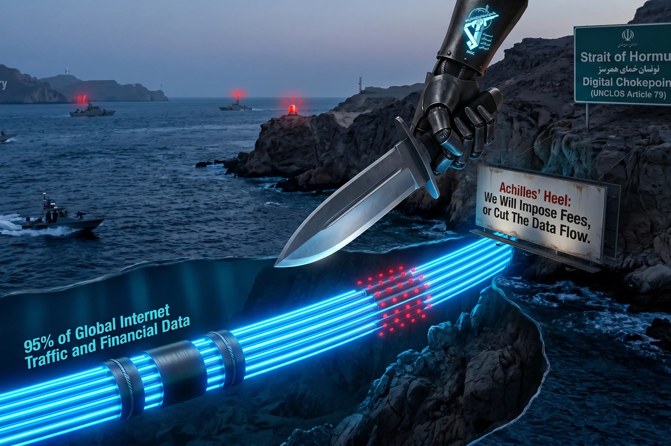 Global internet at risk? Iran targets subsea fiber-optic cables running ...