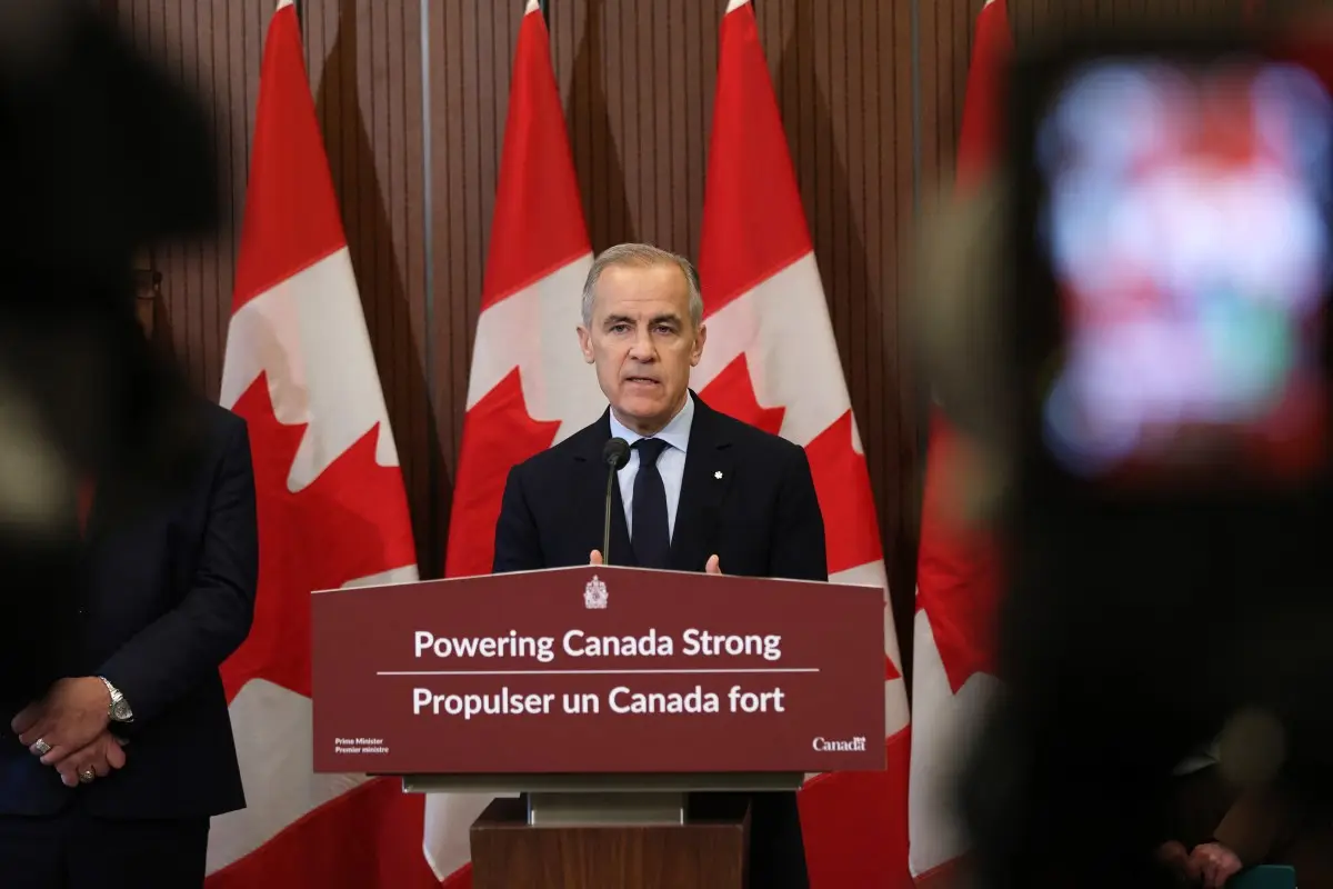 Canada PM Mark Carney mocks Donald Trump over teleprompter glitch ...