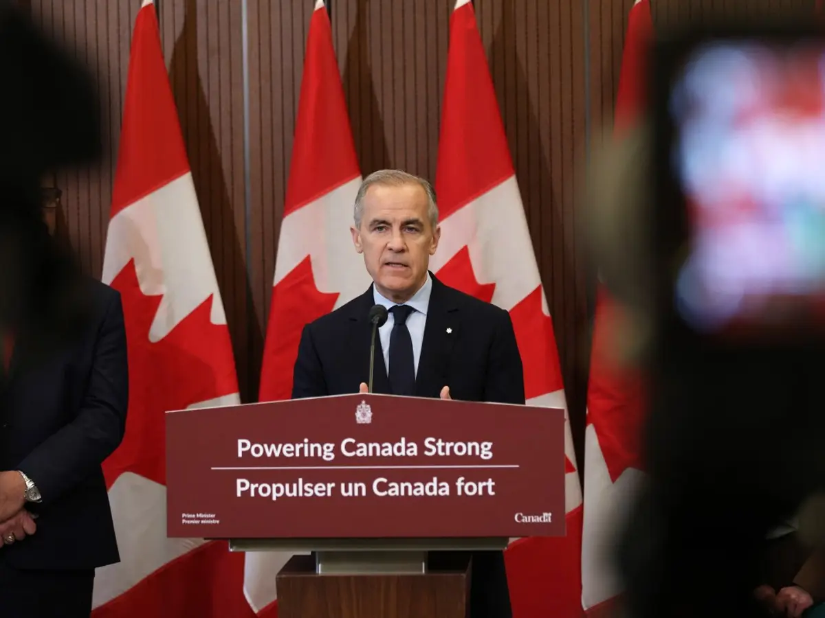 Canada PM Mark Carney mocks Donald Trump over teleprompter glitch ...
