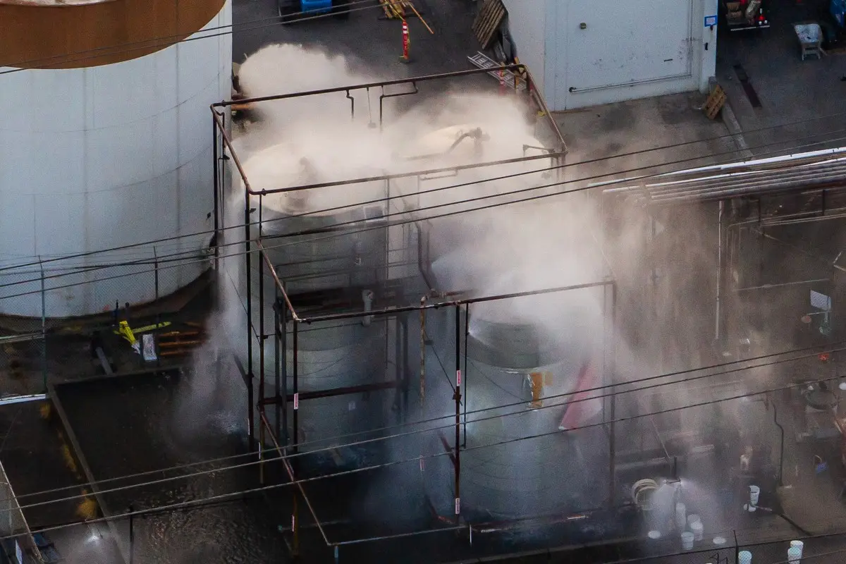 California chemical tank explosion: Threat 'eliminated' after tank ...