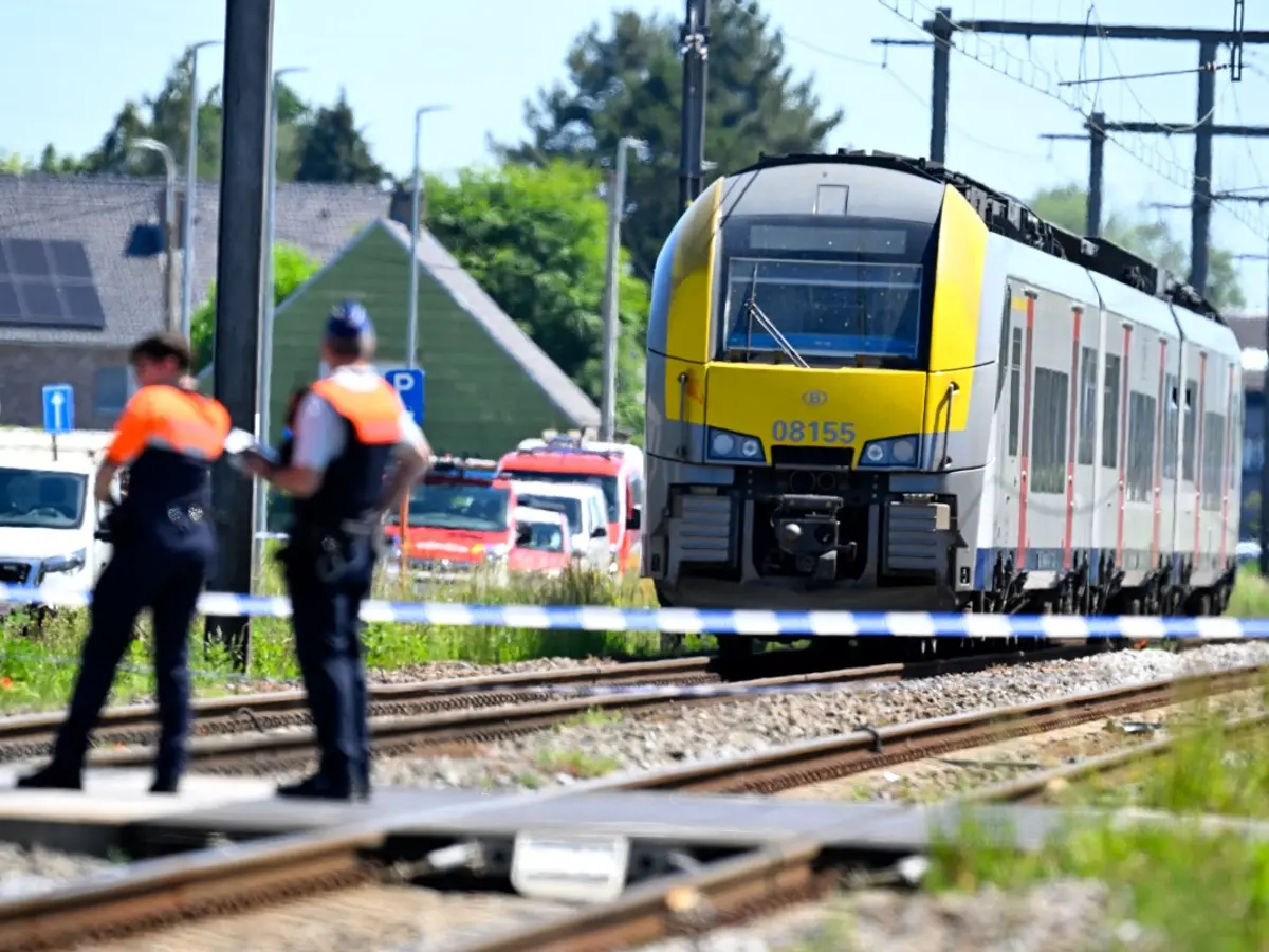 Four killed, including children, after train hits school bus in Belgium
