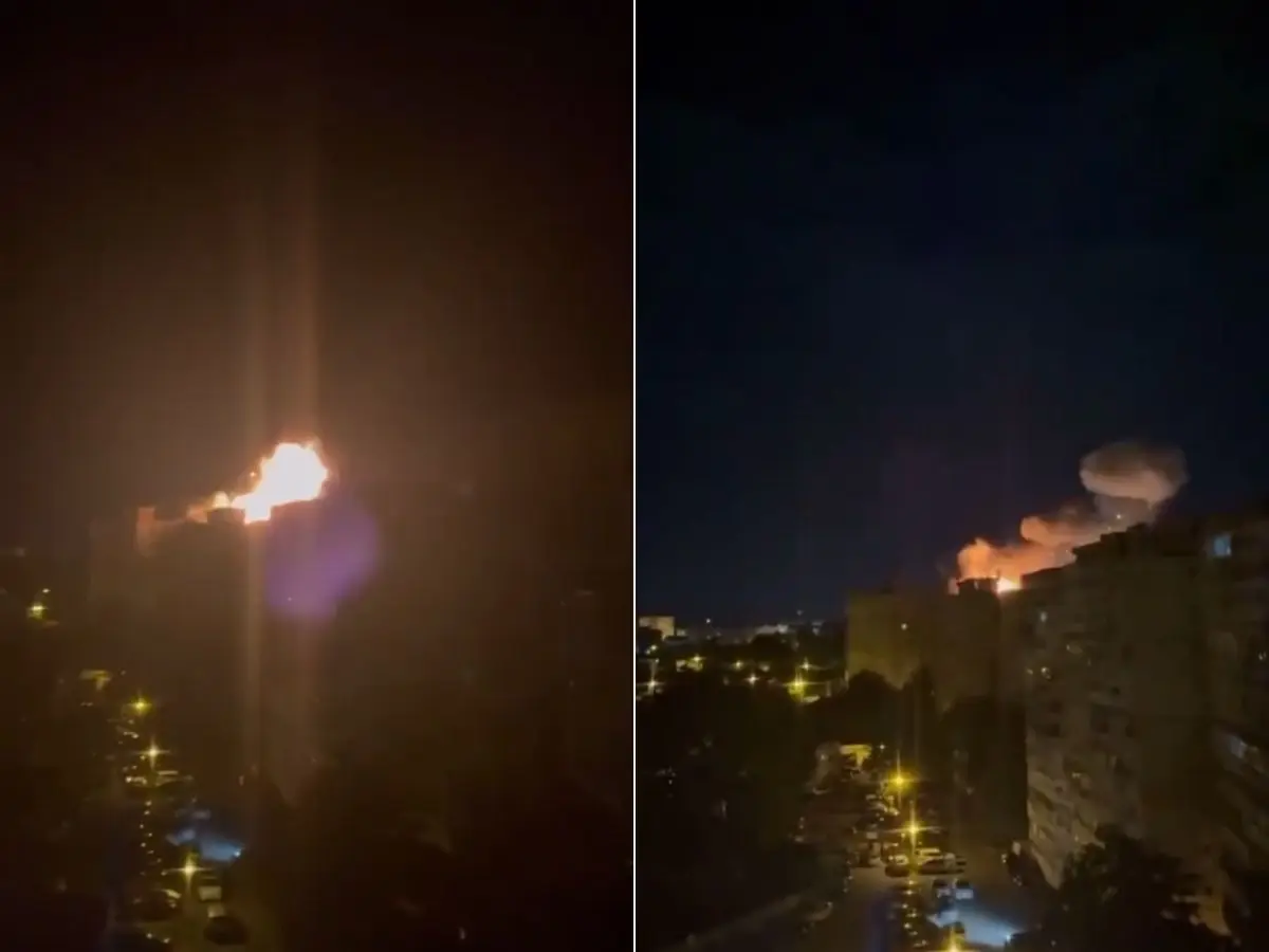 Video shows moment Russian drone hits apartment building in Romania | WATCH
