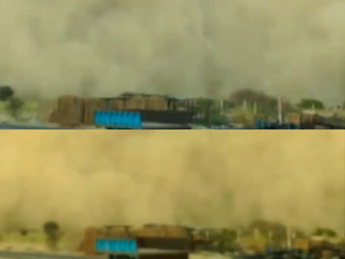 Massive sandstorm engulfs Jaisalmer's border regions, video goes viral