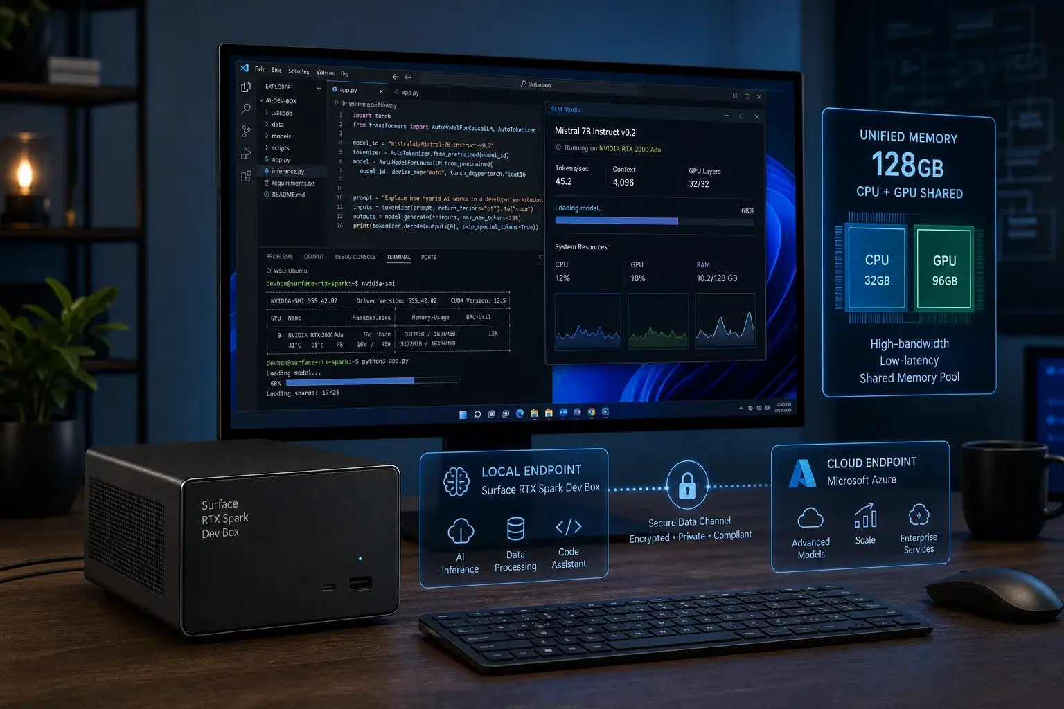 Microsoft unveils Surface RTX Spark Dev Box for local AI workloads ...