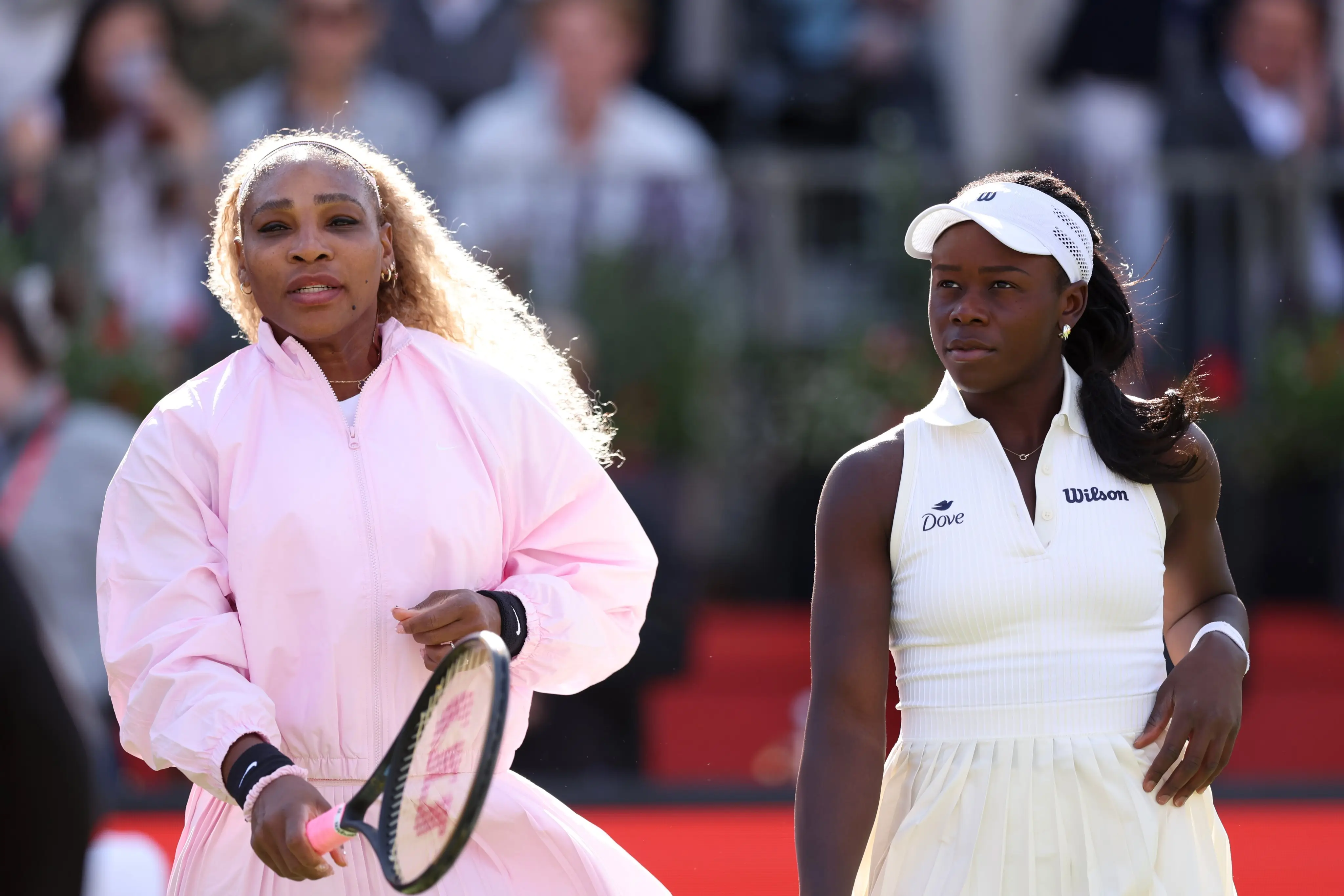 Serena rolls back years to make winning return to doubles at Queen's Club