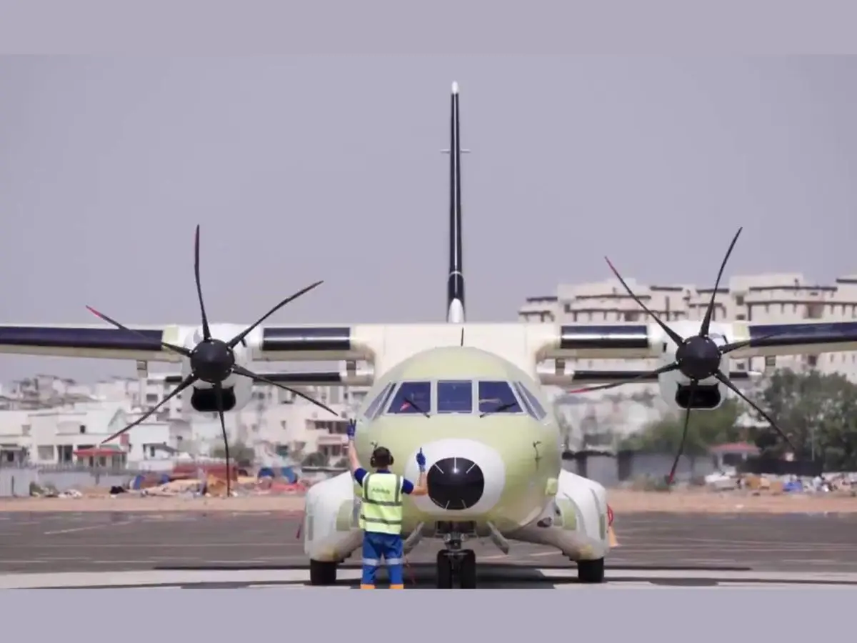 ‘Made in India’: First indigenous Airbus C-295 completes maiden test ...