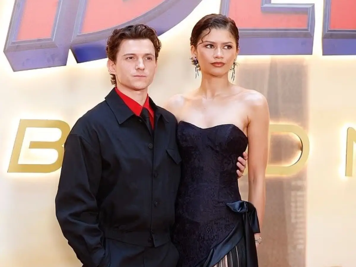 Zendaya and Tom Holland make rare joint appearance at Spider-Man: Brand ...