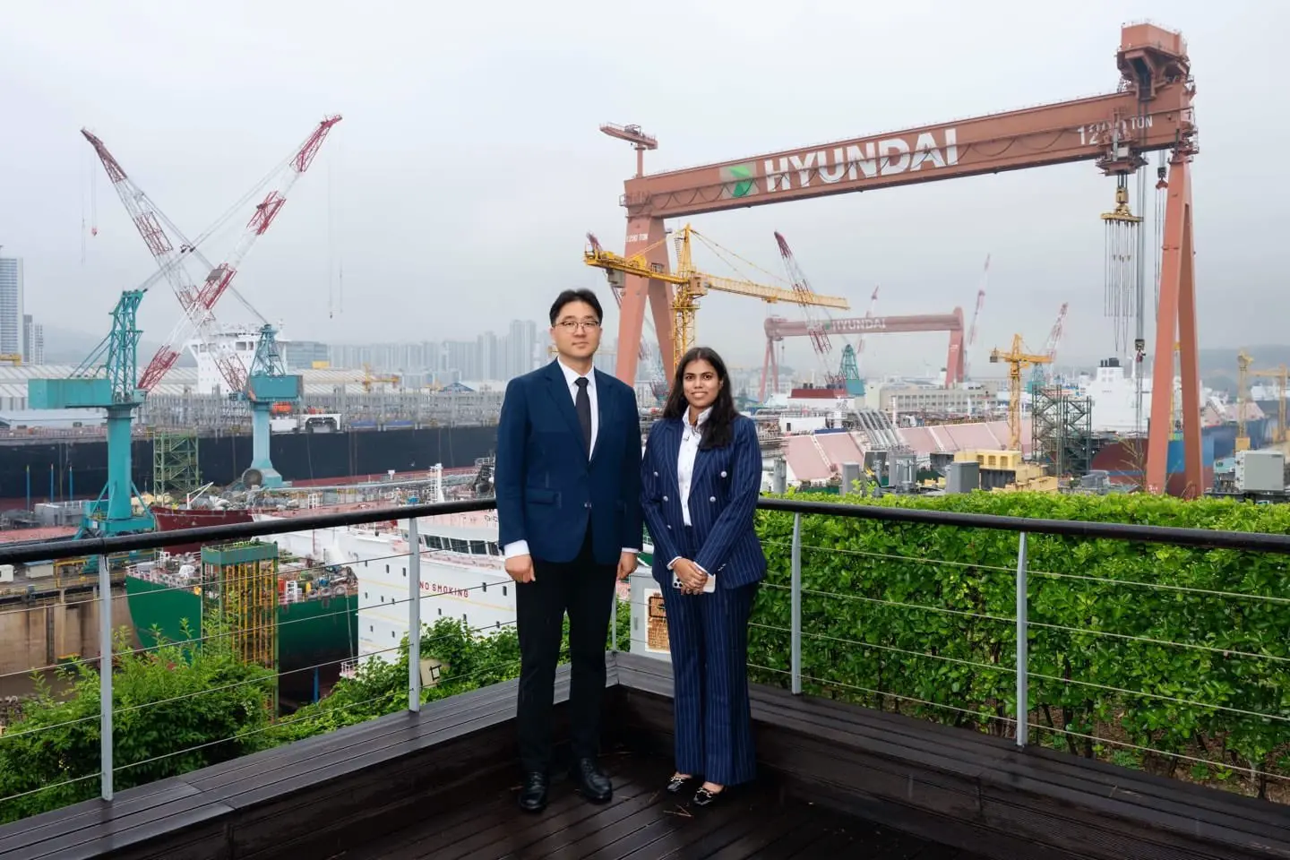 HD Hyundai delegation meets CM Vijay over proposed $4bn shipyard in ...